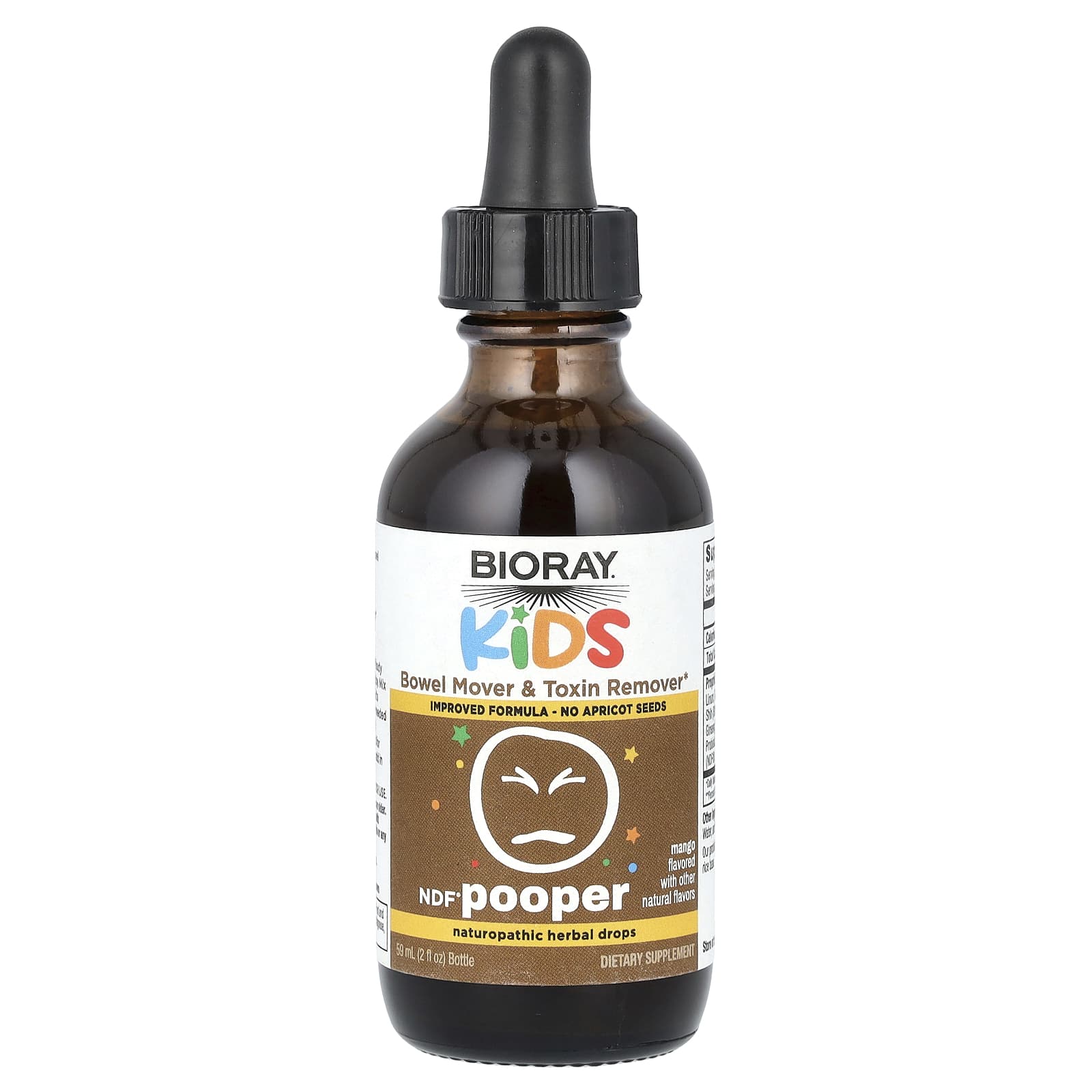 Bioray, Kids, NDF Pooper, Mango, 2 fl oz (59 ml)