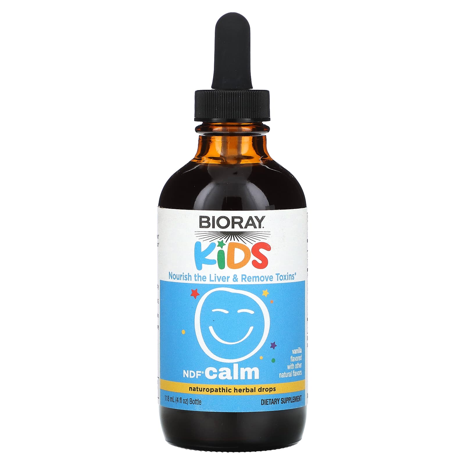 Bioray, Kids, NDF Calm, Naturopathic Herbal Drops, Vanilla, 4 fl oz ...