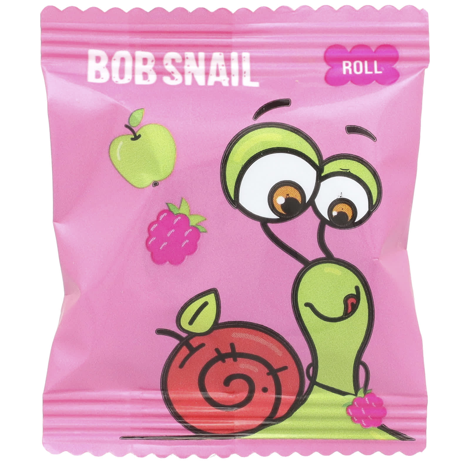 Bob Snail, Fruit Roll, Apple-Raspberry, 10 Pouches, 0.35 oz (10 g) Each