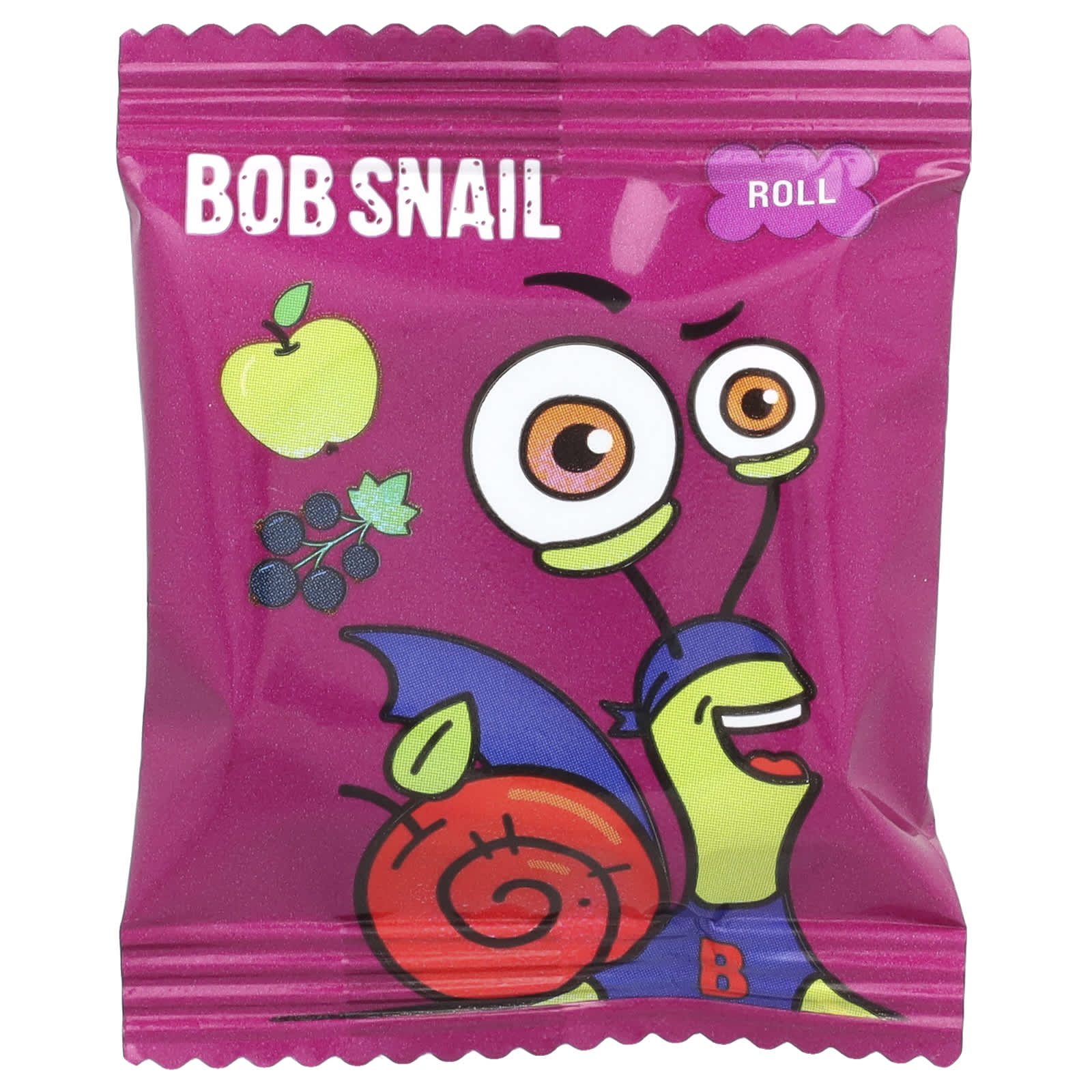 Bob Snail, Fruit Rolls, Apple-Black Currant, 10 Pouches, 0.35 oz (10 g ...