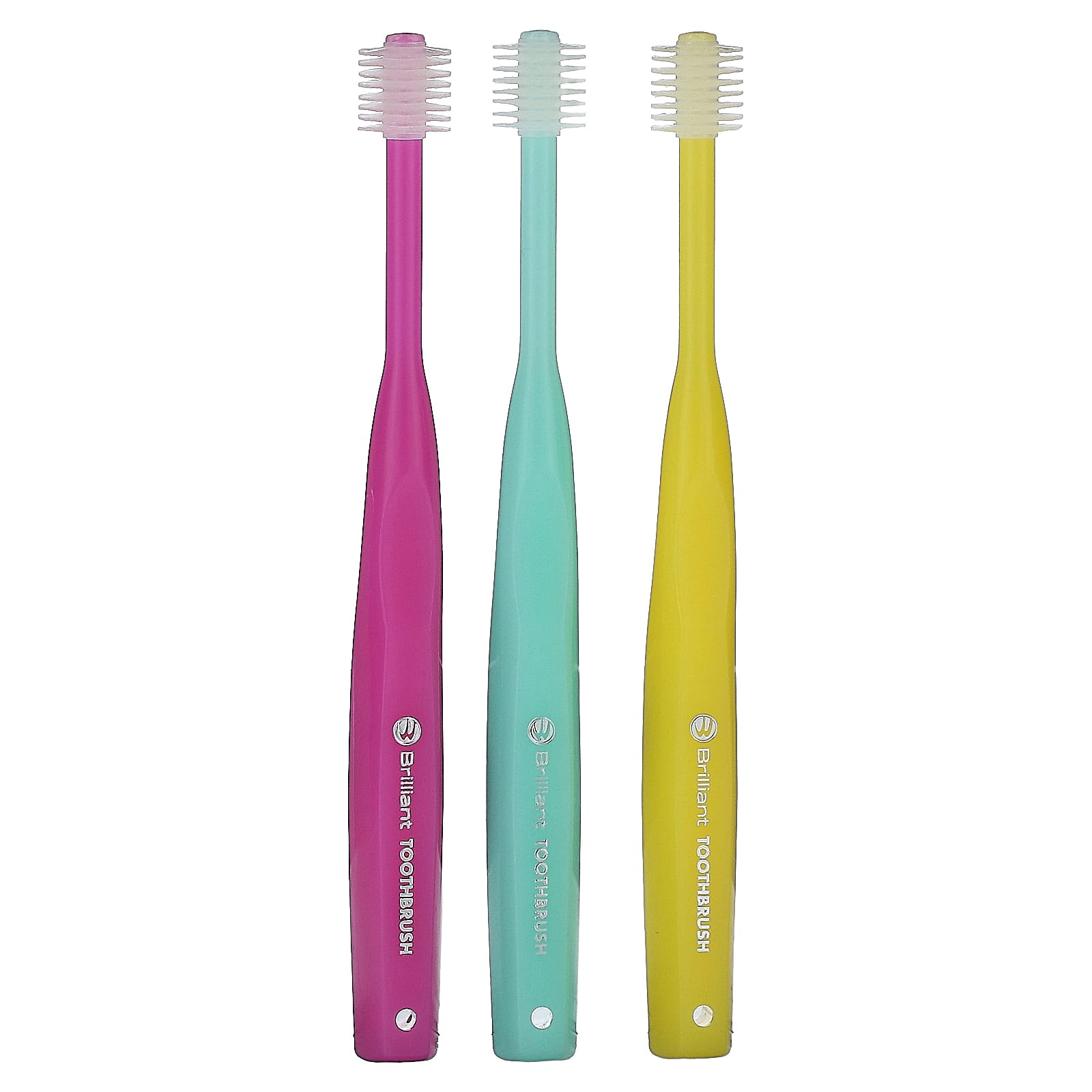 Baby Buddy, Brilliant, Baby Toothbrush, 4-24 Months, Pink, Mint, Yellow ...