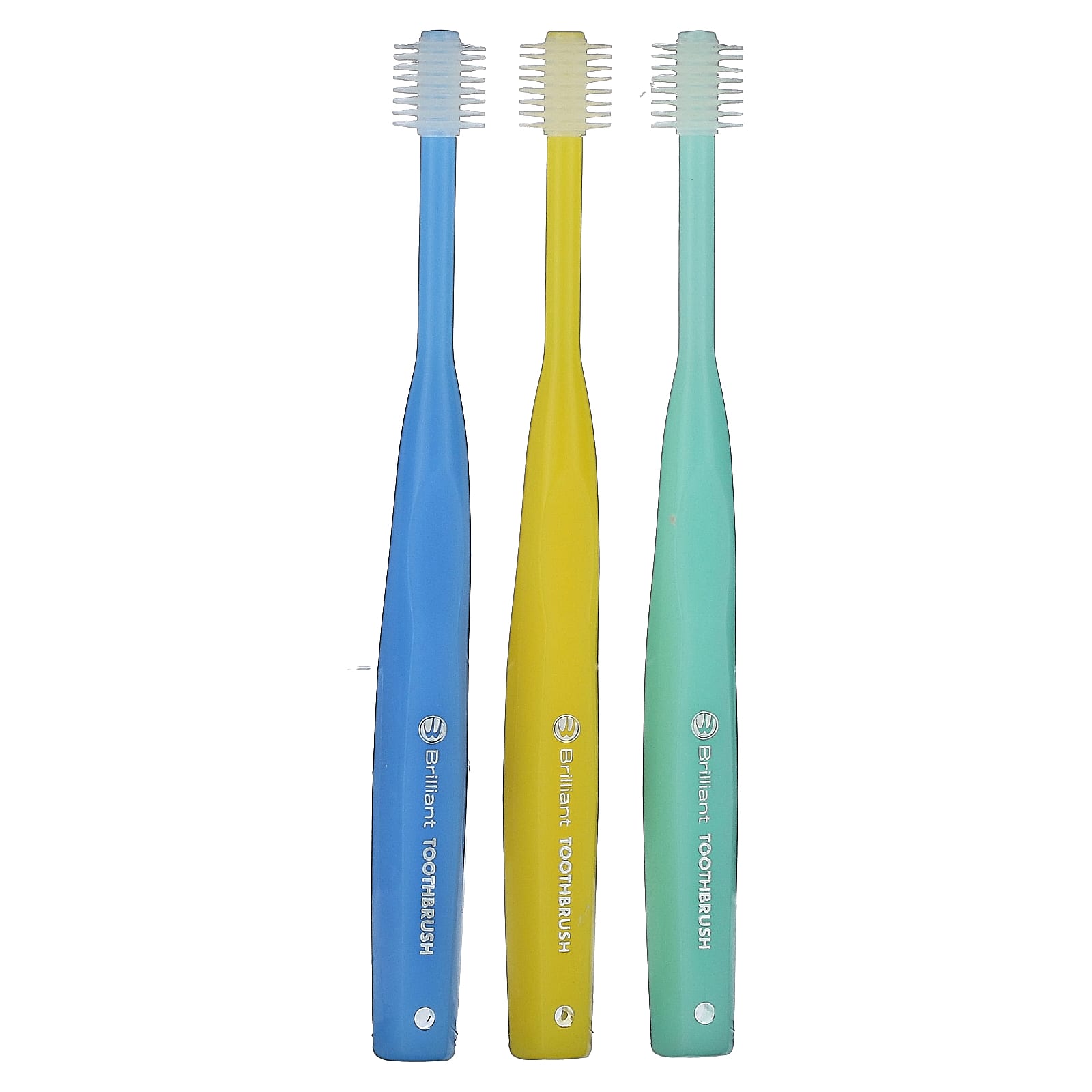 Baby Buddy, Brilliant, Baby Toothbrush, 4-24 Months, Blue, Mint, Yellow ...