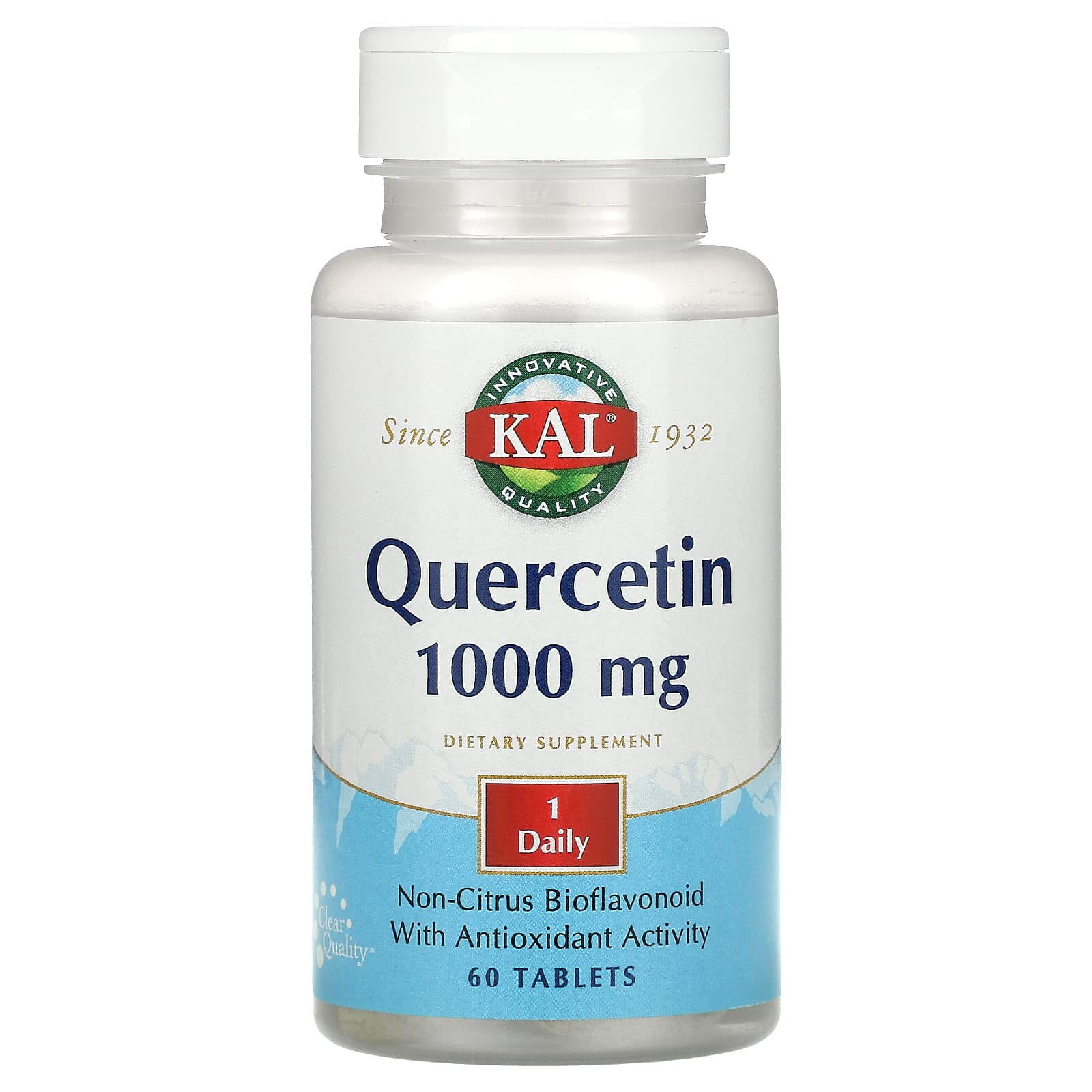 KAL, Quercetin, 1,000 mg, 60 Tablets