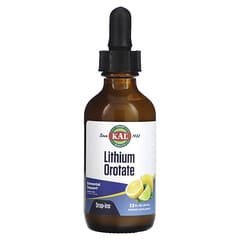 KAL, Lithium Orotate Drops, Lemon Lime, 2 fl oz (59 ml)