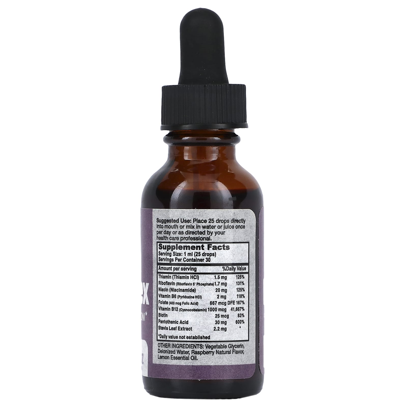 California Natural, B-Complex, Raspberry, 1 oz (30 ml)