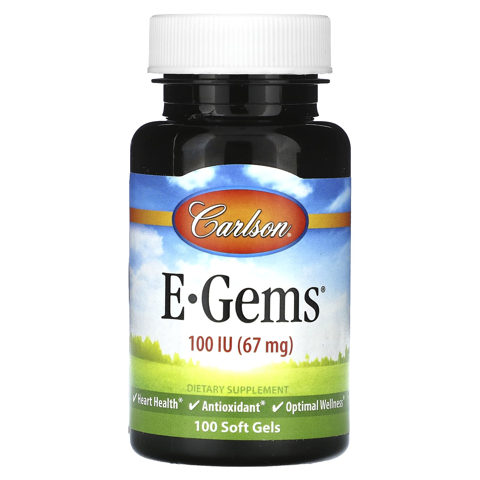 Carlson, E-Gems, 67 mg (100 IU), 100 Soft Gels