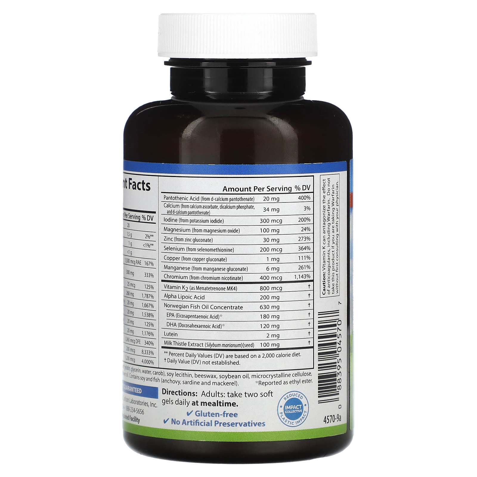 Carlson, Nutra-Support™, Diabetes, 60 Soft Gels