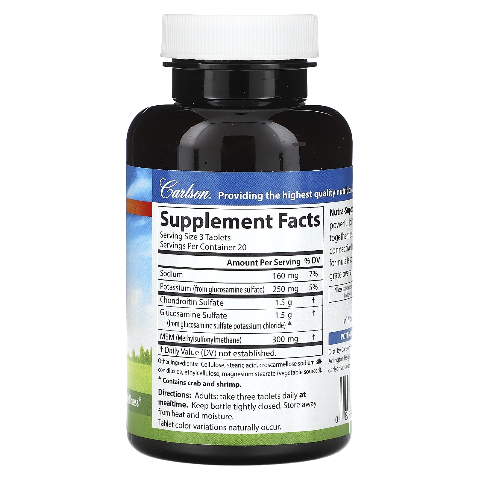 Carlson, Nutra-Support Joint, 60 Tablets