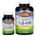 Carlson, Liquid Filled Cal-600, 600 mg, 100 + 30 Softgels