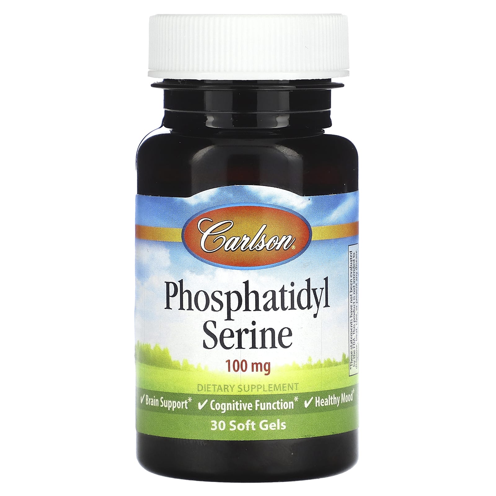 Carlson, Phosphatidyl Serine , 100 mg, 30 Soft Gels
