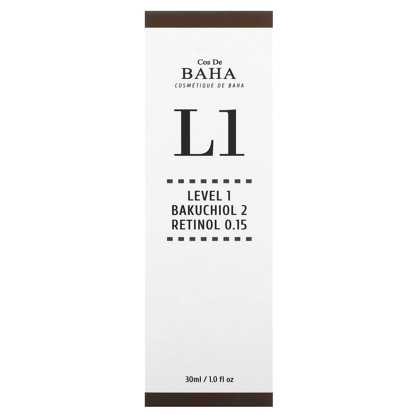 Cos De BAHA, L1, 바쿠치올 2 레티놀 0.15 세럼, 30ml(1fl oz)