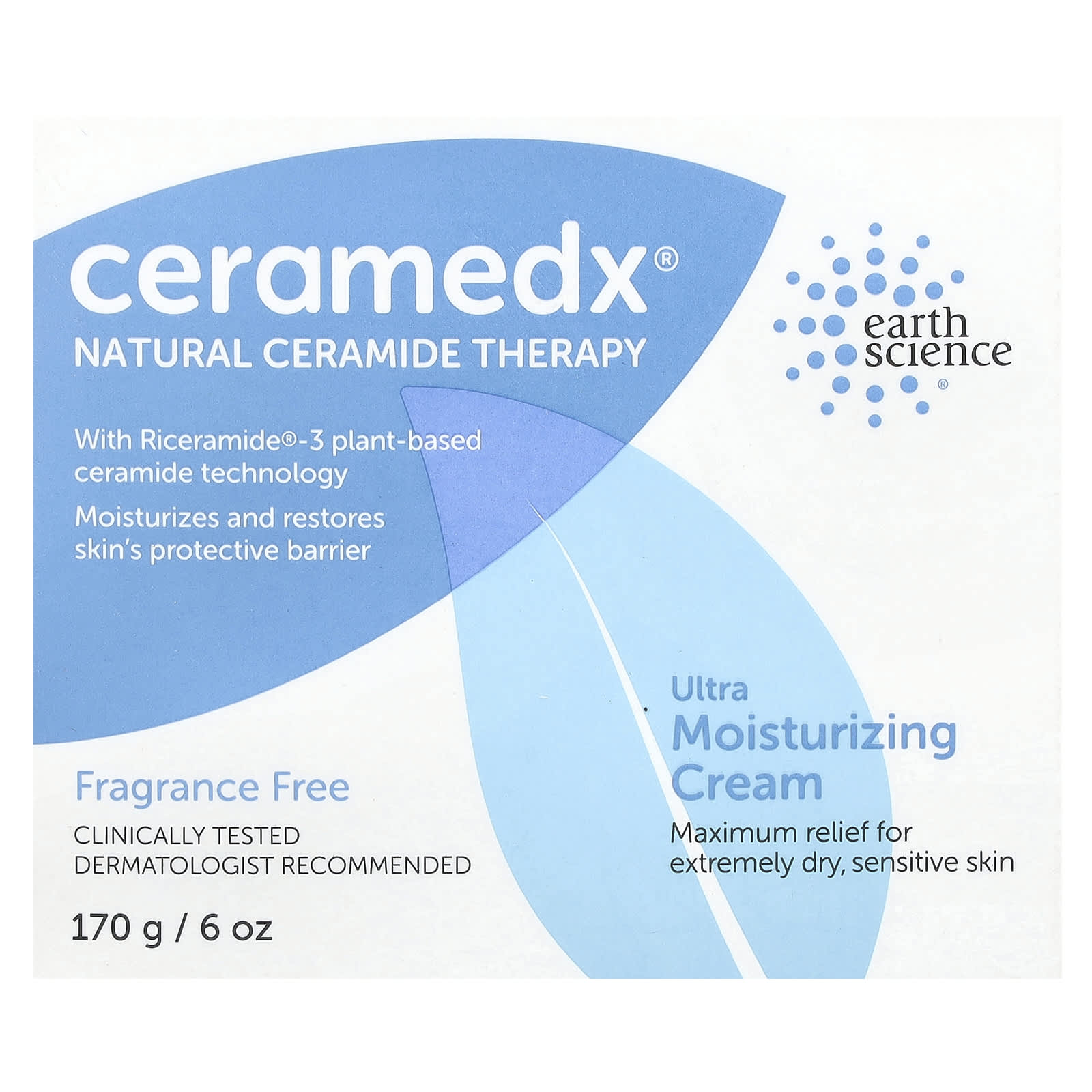 Ceramedx, Ultra Moisturizing Cream, Fragrance Free, 6 oz (170 g)