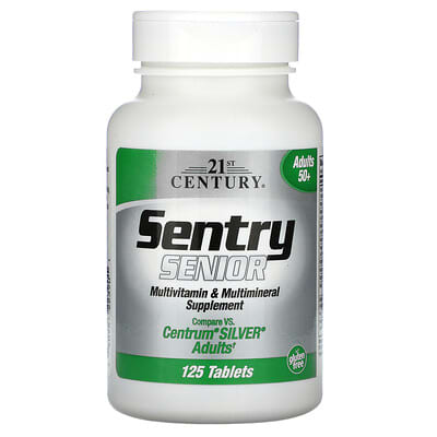 21st Century, Sentry Senior, Multivitamin & Multimineral Supplement ...