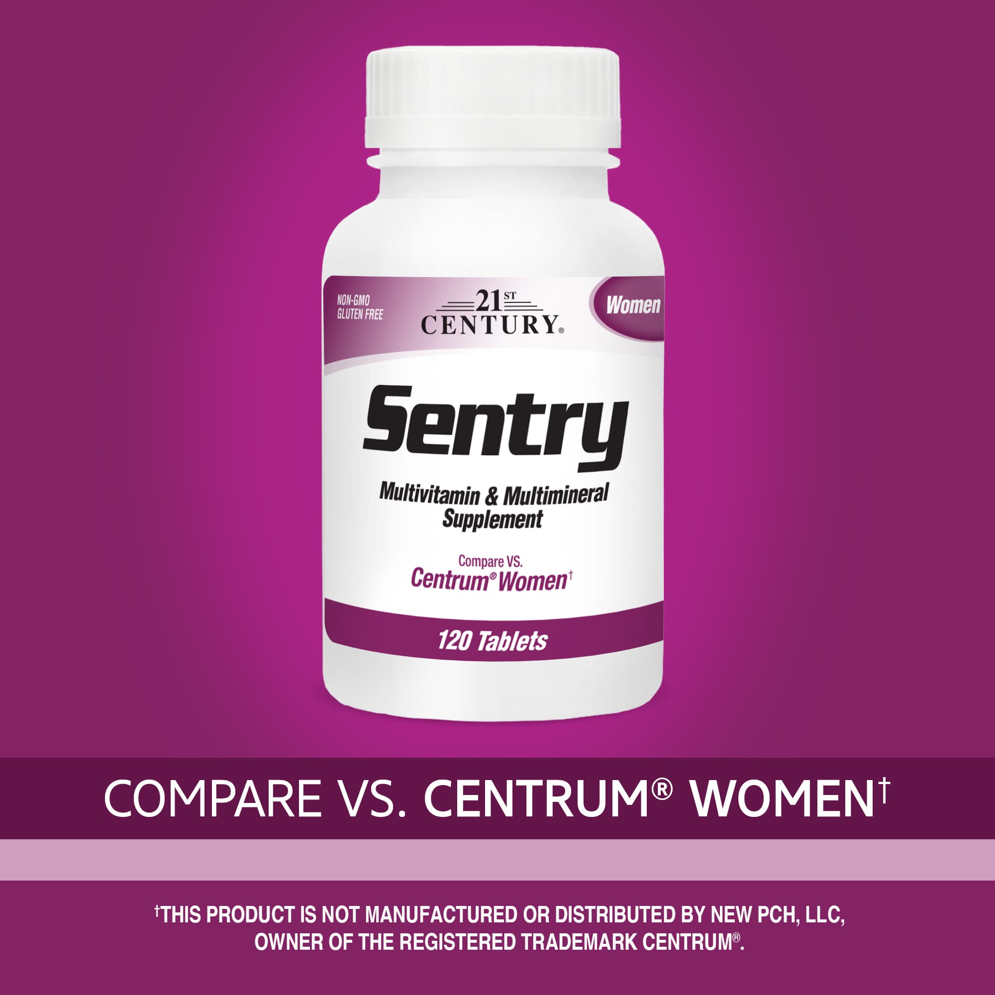 21st Century, Sentry Women, Multivitamin & Multimineral Supplement, 120 ...