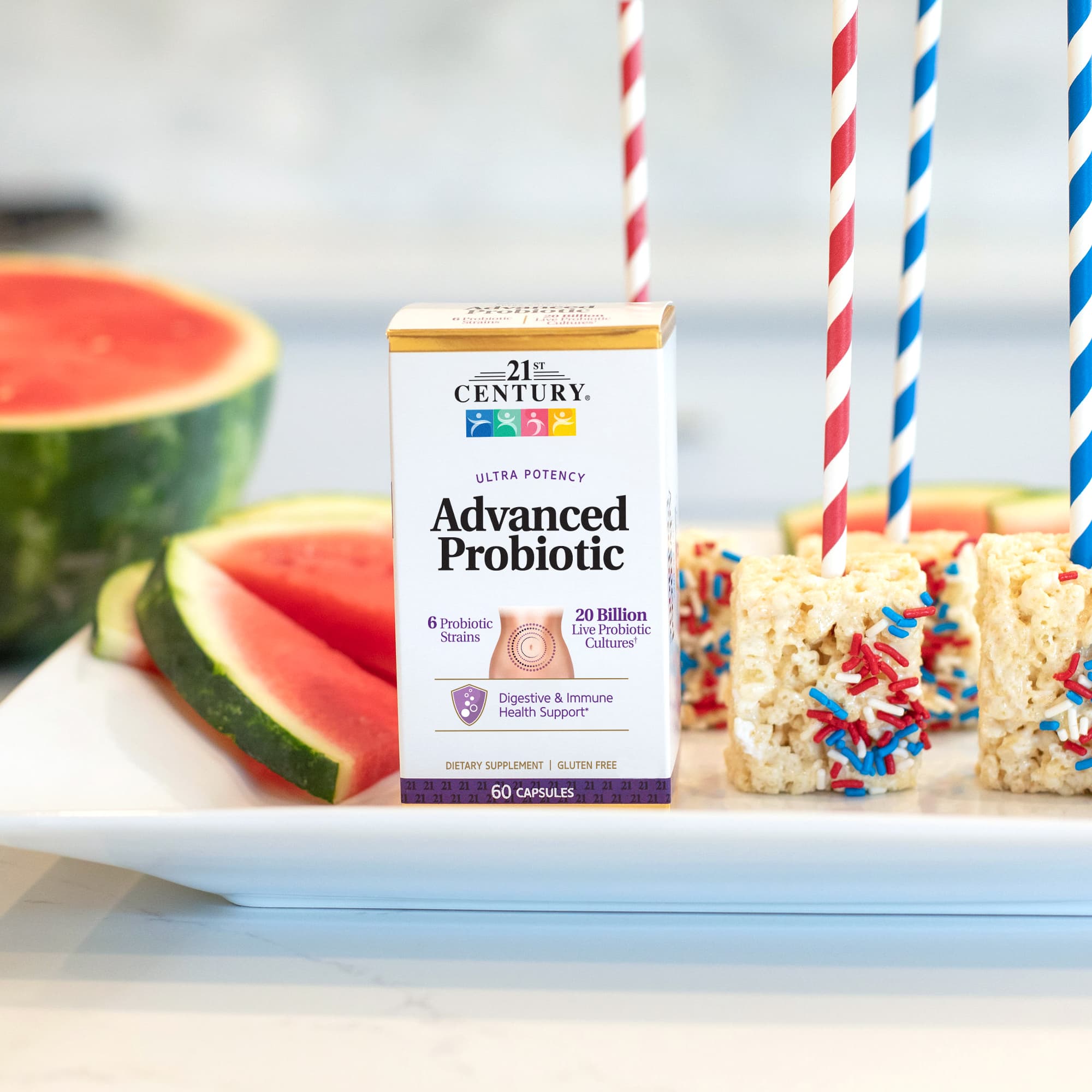 21st Century, Ultra Potency Advanced Probiotic, 60 Capsules