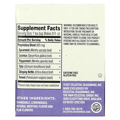 Celestial Seasonings, Wellness Tea, Sleepytime Sinus Soother, Caffeine ...