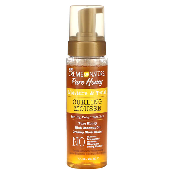 Creme Of Nature, Pure Honey, Moisture & Twist Curling Mousse, 7 fl oz ...