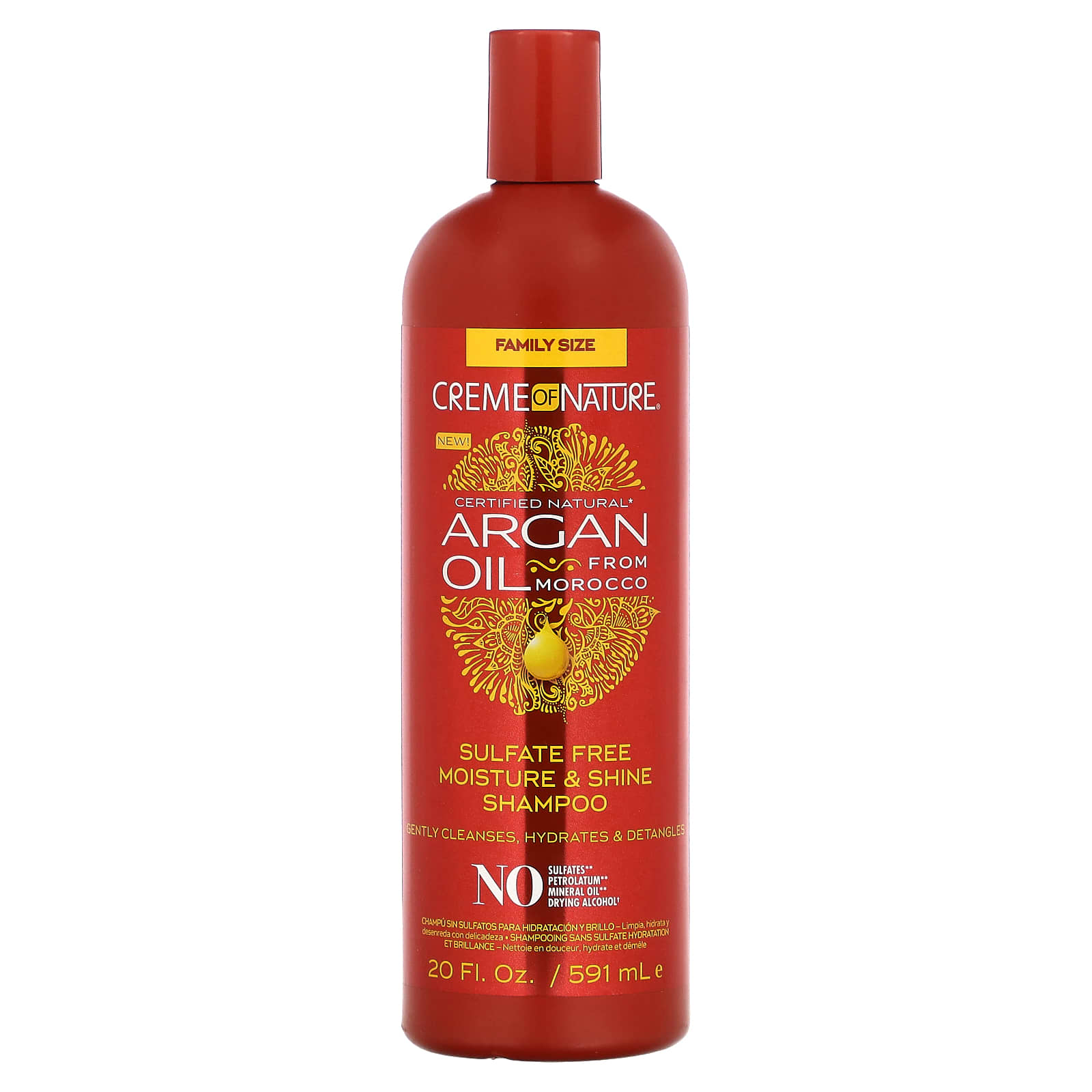 Creme Of Nature, Certified Natural Argan Oil From Morocco, Sulfate Free ...
