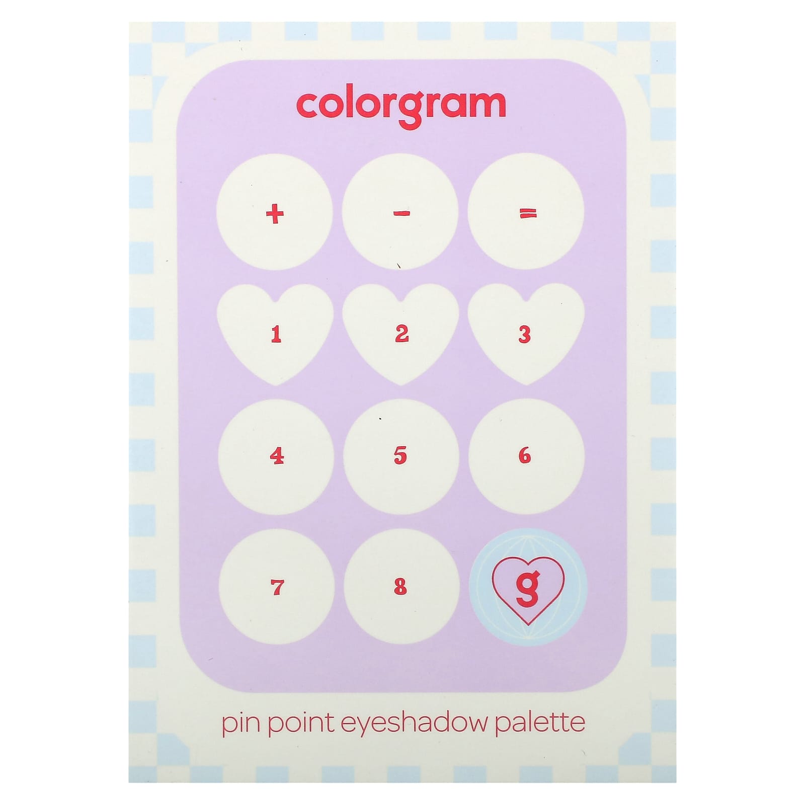 Colorgram, Pin Point Eyeshadow Palette, 03 Pink + Lavender = Love, 0.31 ...