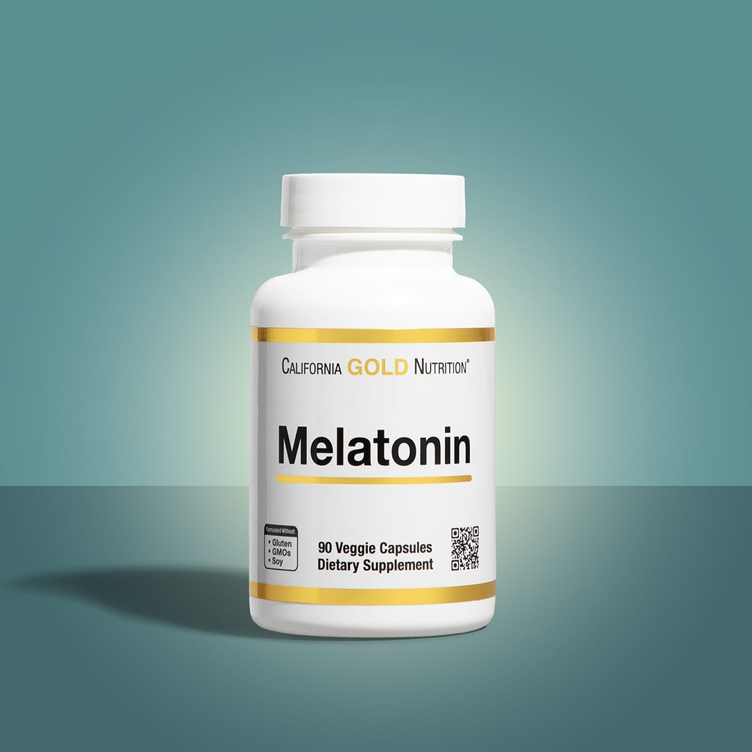 California Gold Nutrition, Melatonin, 3 mg, 90 Veggie Capsules