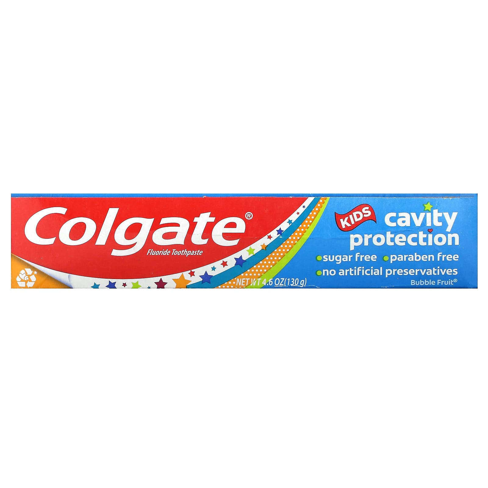 Colgate, Kids, Cavity Protection Fluoride Toothpaste, Bubble Fruit, 4.6 ...