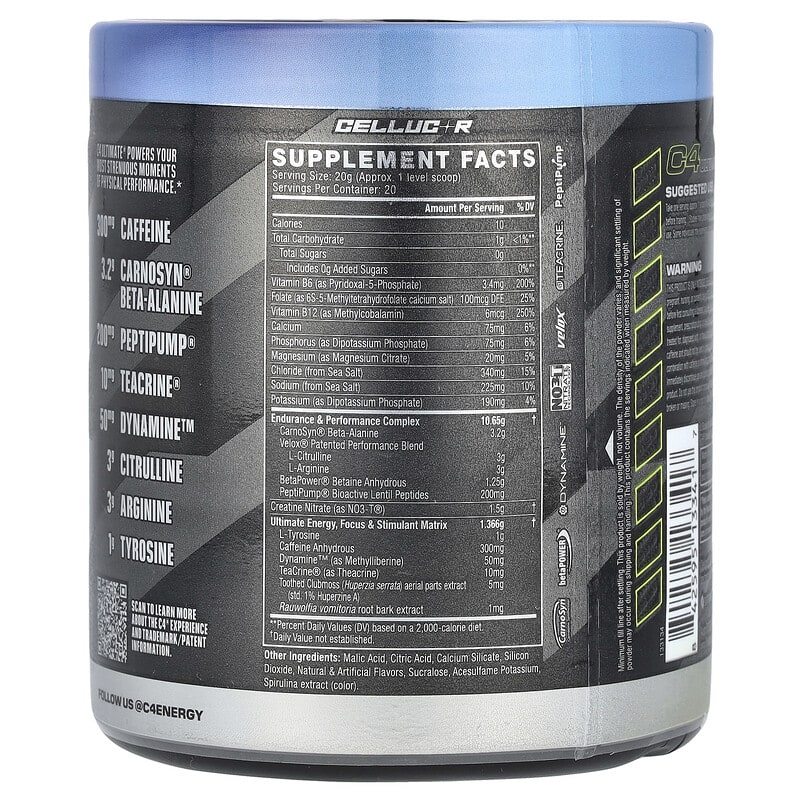 C4 Extreme Ingredients