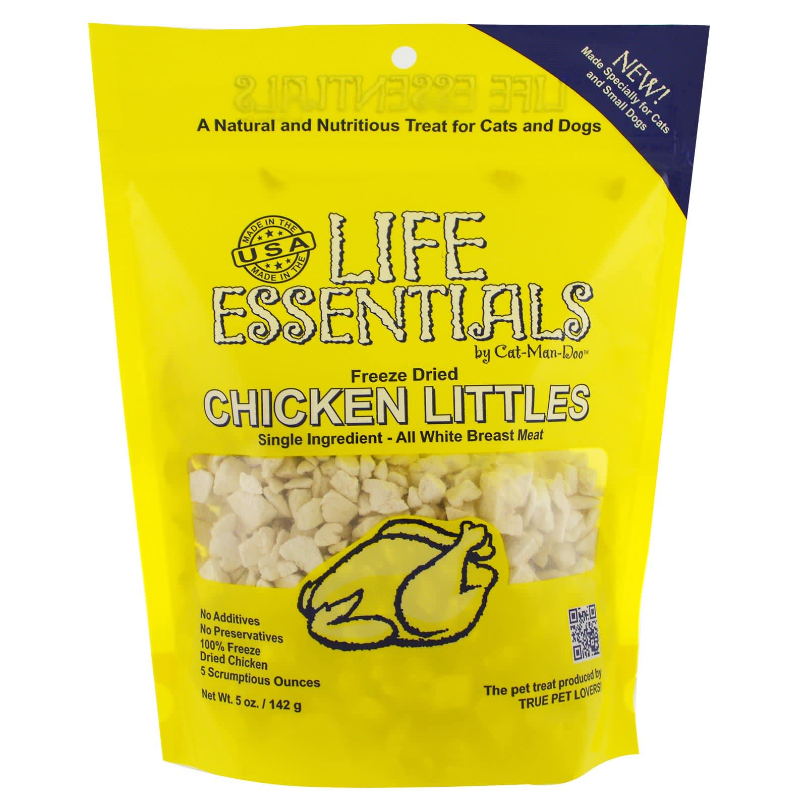 Cat-Man-Doo, Life Essentials, Freeze Dried Chicken Littles, For Cats ...
