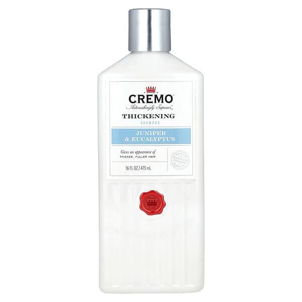 Cremo, Thickening Shampoo, Juniper & Eucalyptus, 16 fl oz (473 ml)