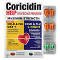 Coricidin HBP, Cold & Flu Day and Night, Maximum Strength, 2 Bottles ...