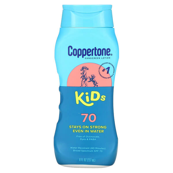 Coppertone, Kids, Sunscreen Lotion, SPF 70, 8 fl oz (237 ml)