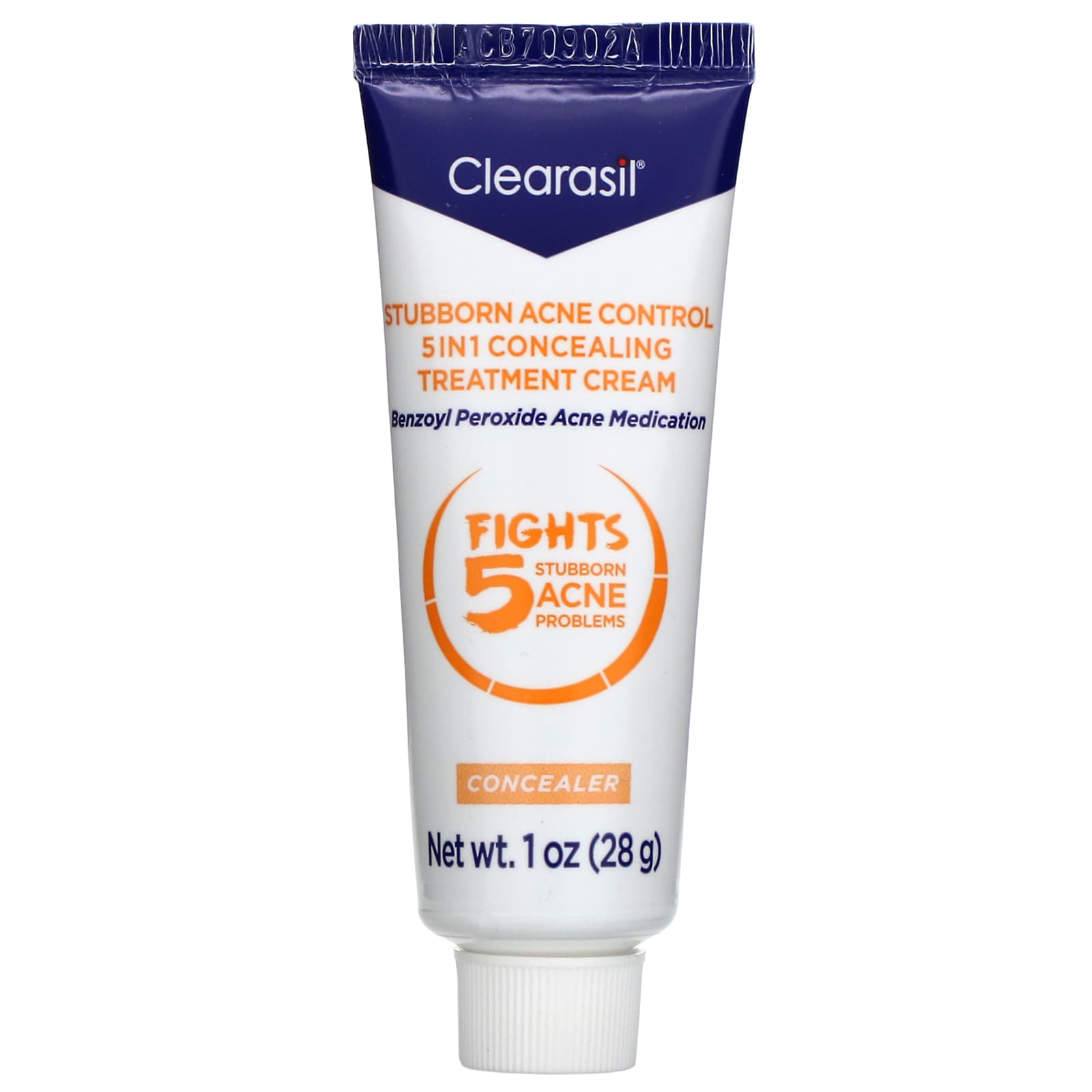 Clearasil, Stubborn Acne Control, 5-in-1 Concealing Treatment Cream, 1 ...