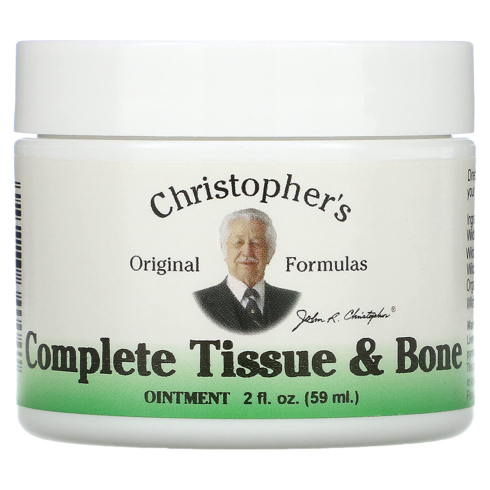 Christopher's Original Formulas, Complete Tissue & Bone Ointment, 2 fl ...