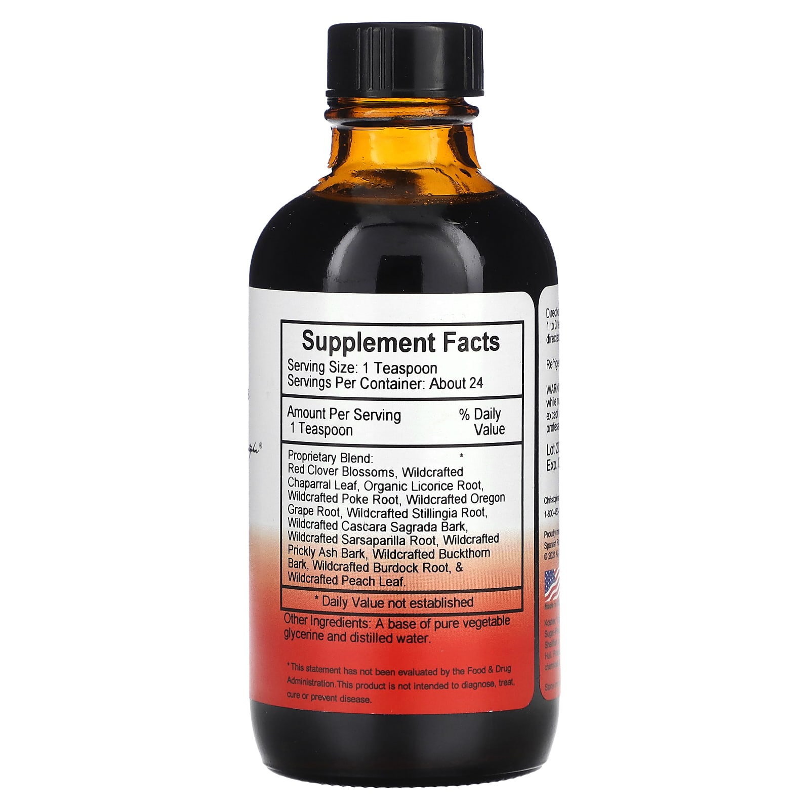 Christopher's Original Formulas, Blood Stream Formula Syrup, 4 fl oz ...