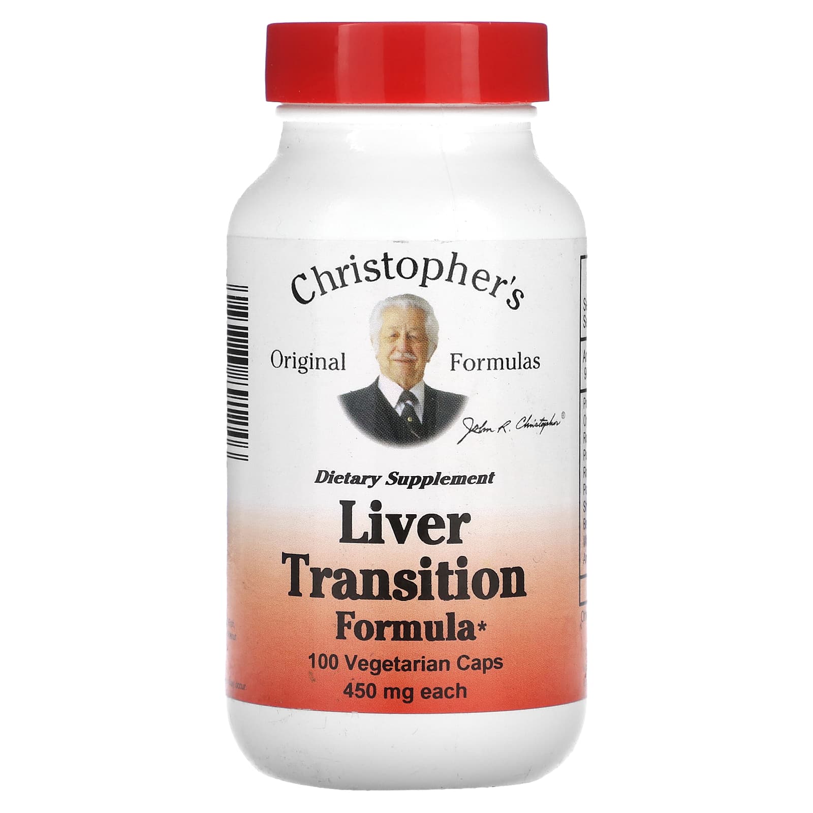 Christopher's Original Formulas, Liver Transition Formula, 450 mg, 100 ...