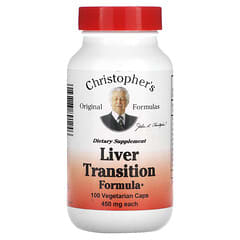 Christopher's Original Formulas, Liver Transition Formula, 450 mg, 100 ...