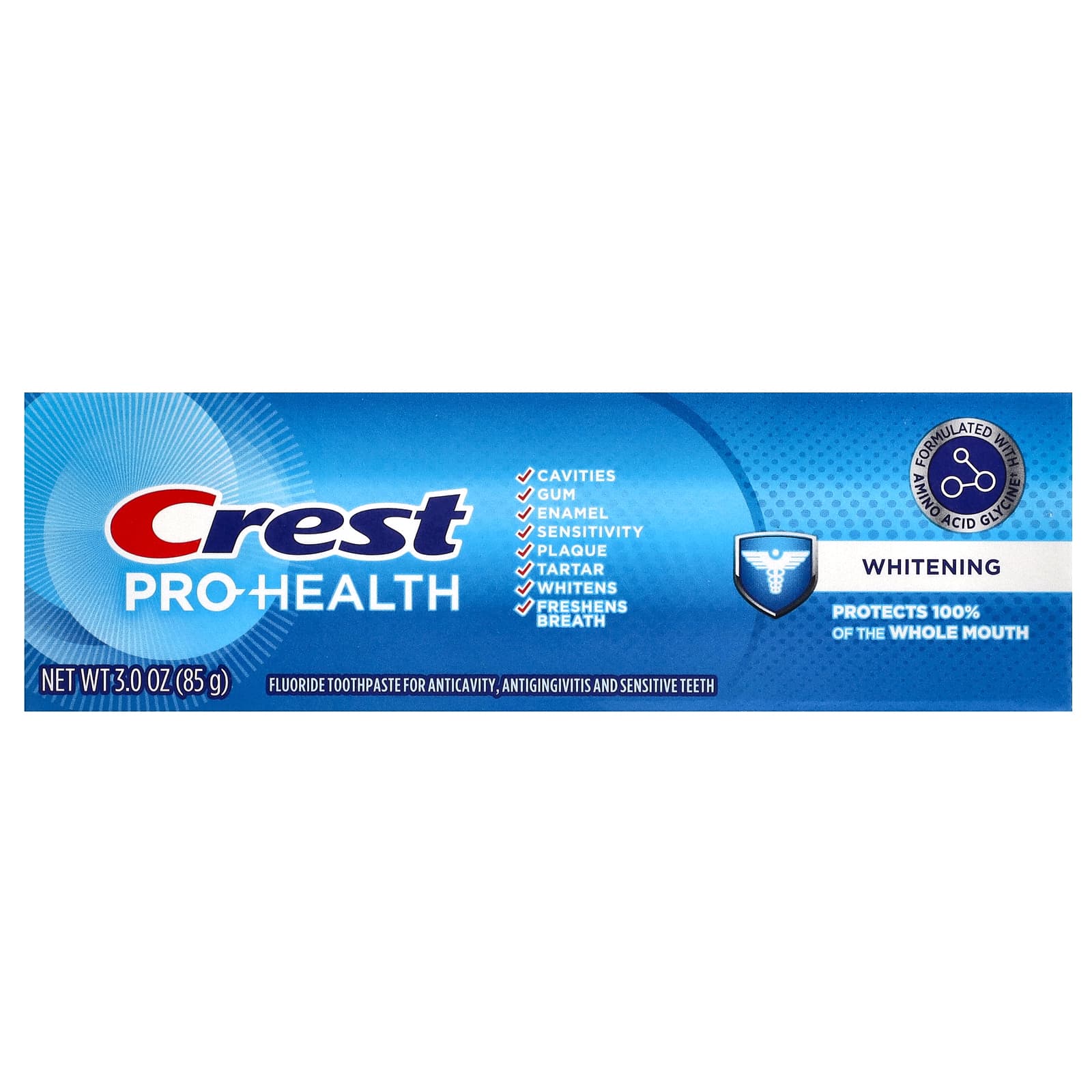Crest, Pro-Health, Fluoride Toothpaste, Whitening, 3 oz (85 g)