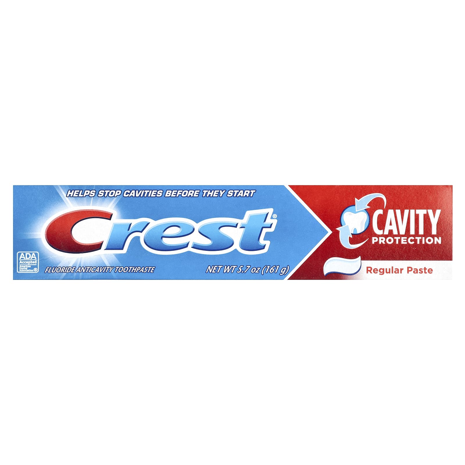 Crest, Cavity Protection, Fluoride Anticavity Toothpaste, Regular, 5.7 ...