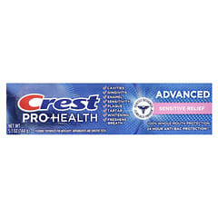 Crest, Pro-Health Advanced, Fluoride Toothpaste, Sensitive Relief, 5.1 ...