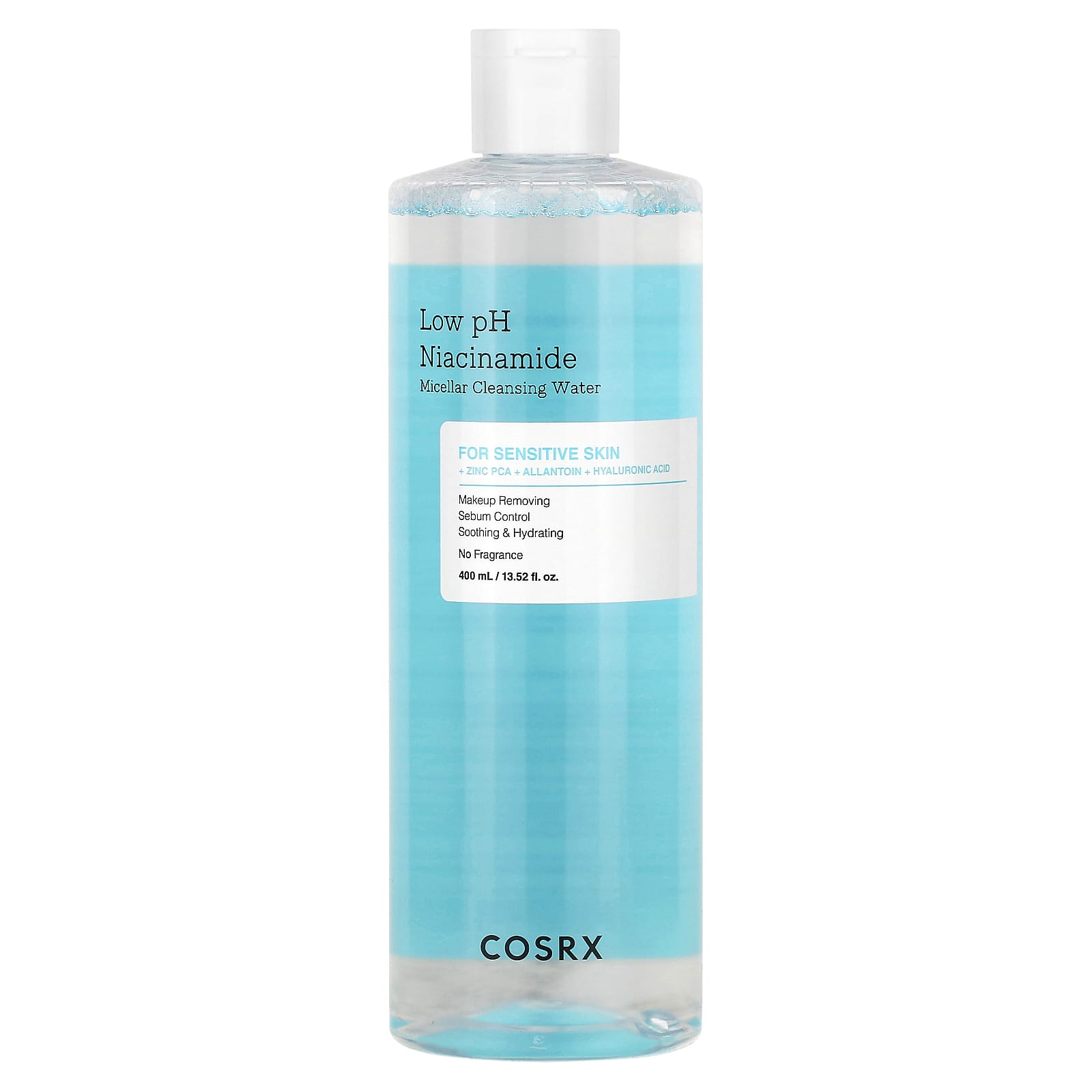 CosRx, Low pH Niacinamide Micellar Cleansing Water, For Sensitive Skin ...
