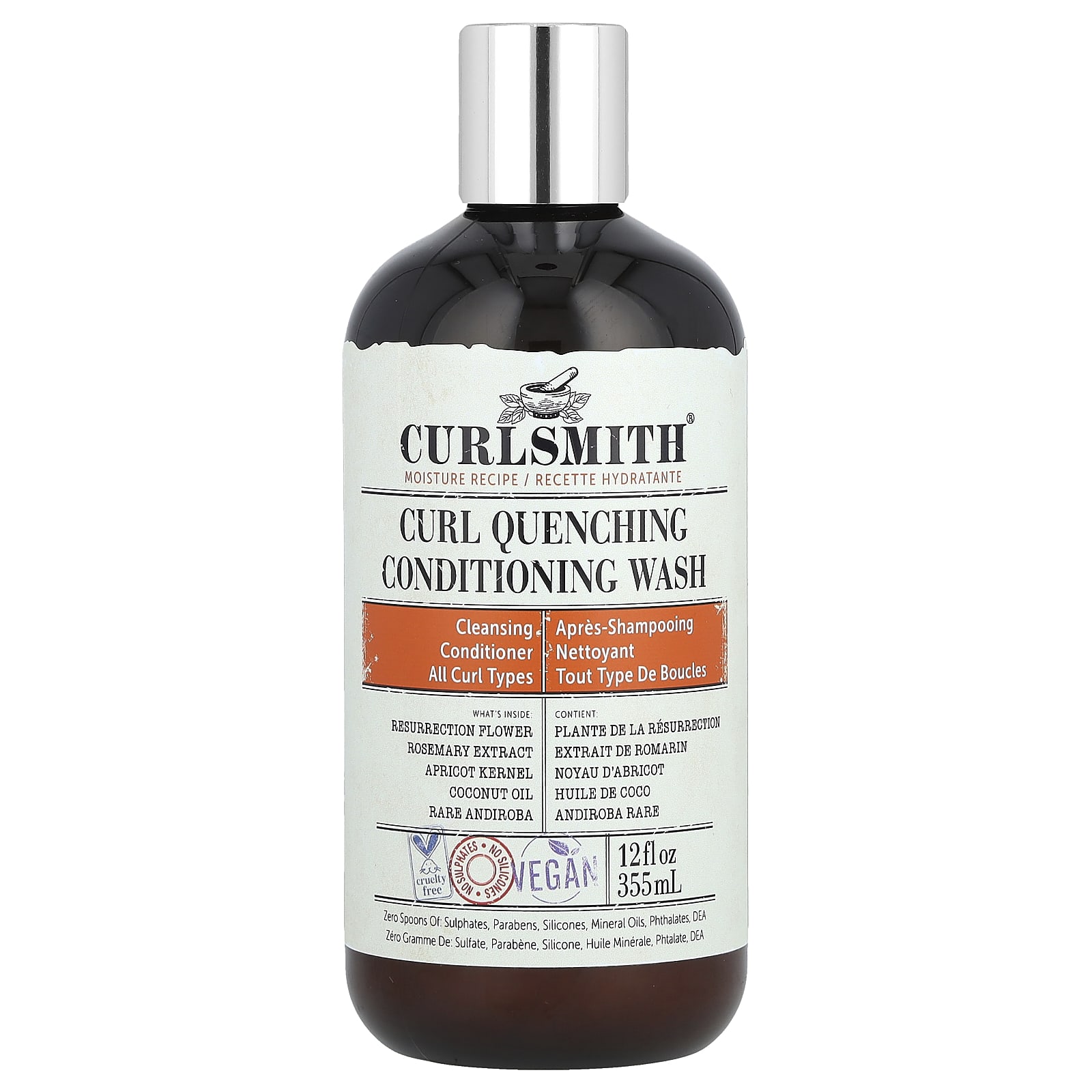 Curlsmith, Curl Quenching Conditioning Wash, All Curl Types, 12 fl oz ...
