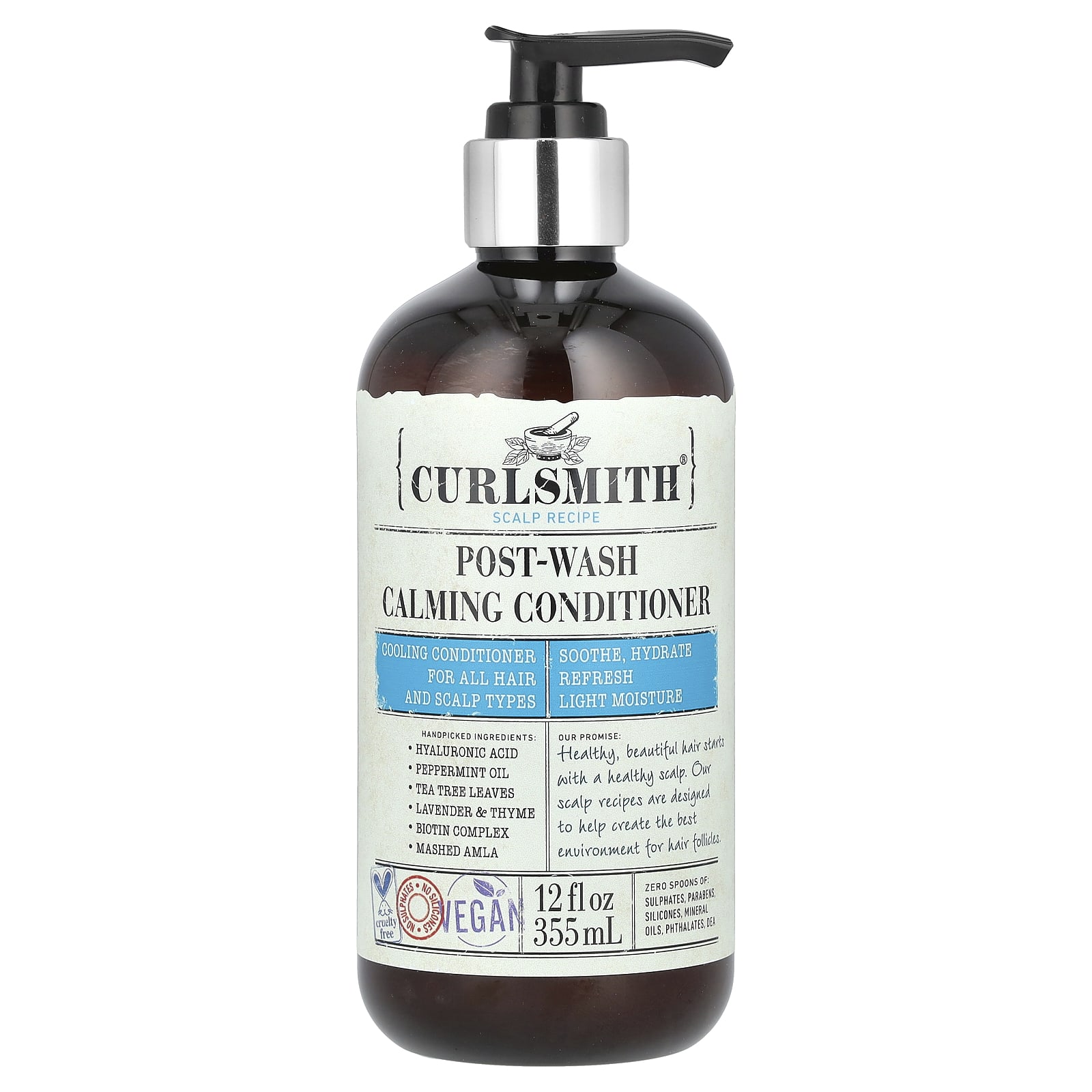 Curlsmith, Post-Wash Calming Conditioner, For All Hair and Scalp Types ...