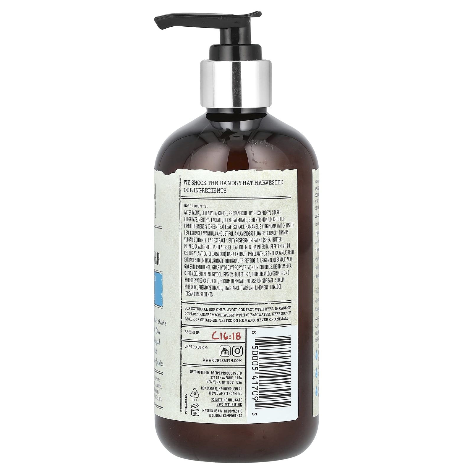 Curlsmith, Post-Wash Calming Conditioner, For All Hair and Scalp Types ...