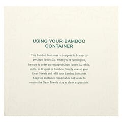Clean Skin Club, Luxe Bamboo Box, Clean Towels XL, 50 Count