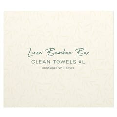 Clean Skin Club, Luxe Bamboo Box, Clean Towels XL, Container with Cover ...