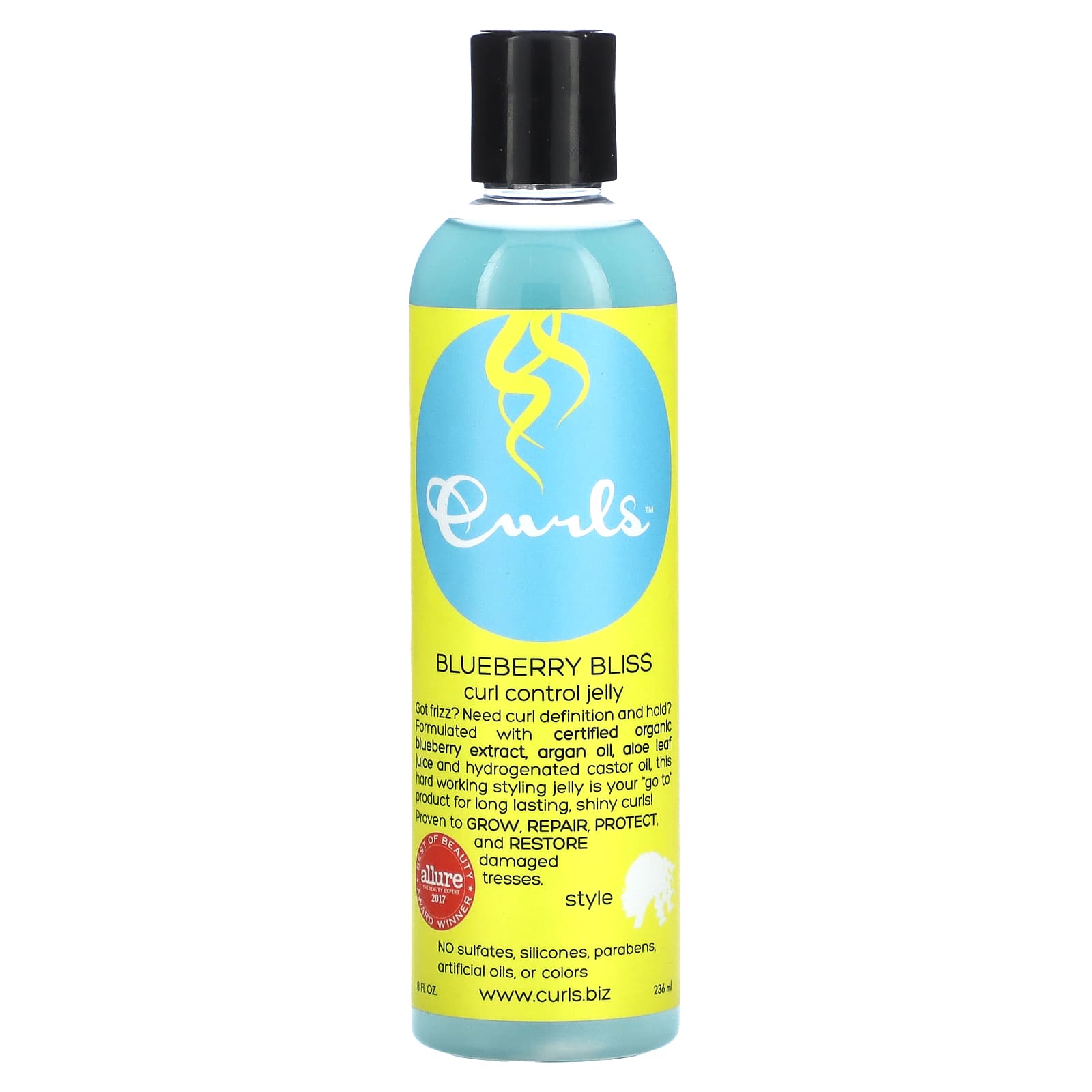 Curls, Blueberry Bliss Curl Control Jelly , 8 fl oz (236 ml)