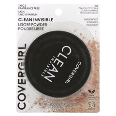 Covergirl, Clean Invisible, Loose Powder, 105 Translucent Fair, 0.63 oz ...