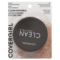 Covergirl, Clean Invisible, Loose Powder, 115 Translucent Medium, 0.63 ...