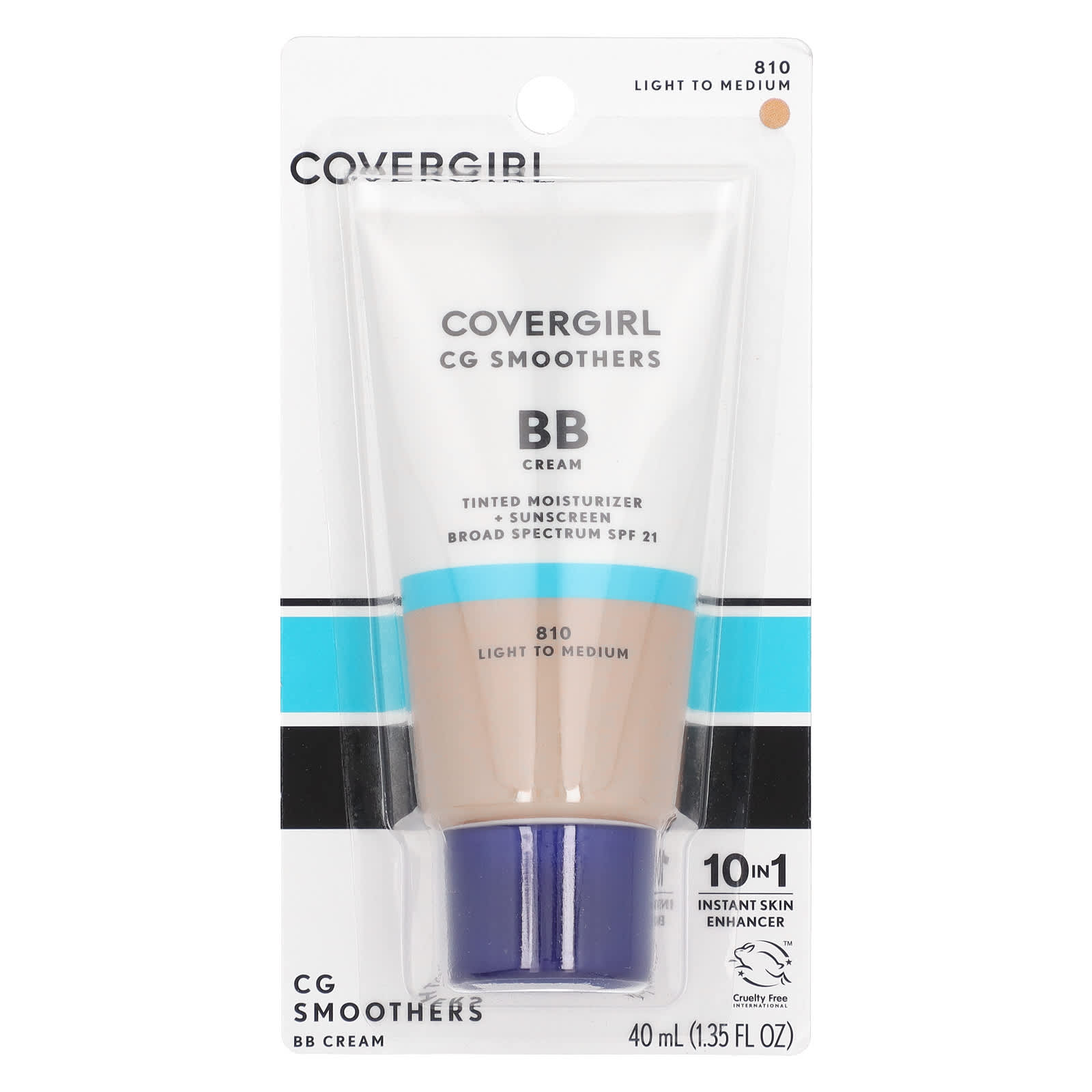 Covergirl, CG Smoothers, BB Cream, SPF 21, 810 Light to Medium, 1.35 fl ...