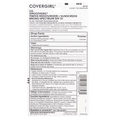 Covergirl, CG Smoothers, BB Cream, SPF 21, 810 Light to Medium, 1.35 fl ...