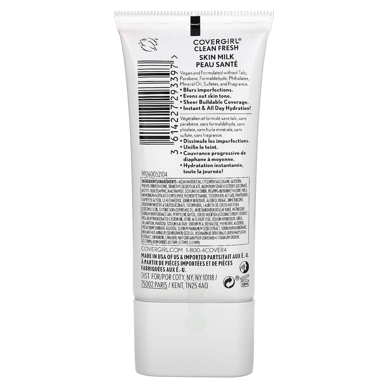 Covergirl, Clean Fresh, Skin Milk Nourishing Foundation, 560 Medium, 1 ...